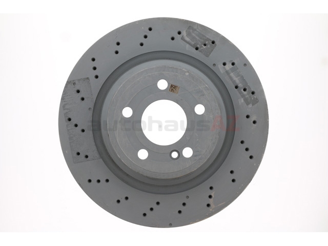 Genuine Mercedes 0004231512, A000423151207 Disc Brake Rotor; Rear ...