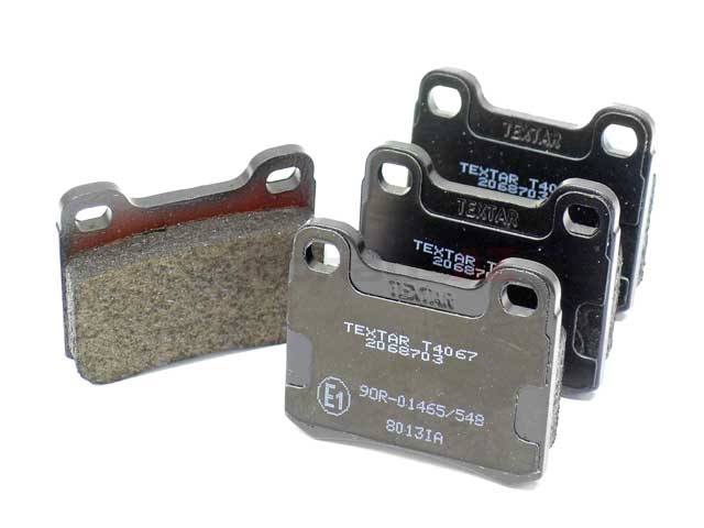Textar 0014200120, 2068703 Brake Pad Set; Rear; OE Compound ...