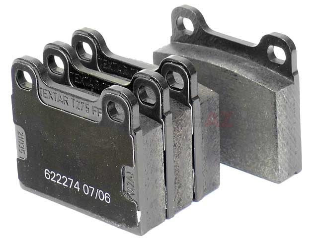 Textar 0014200620, 2075506 Brake Pad Set; Rear; OE Compound ...