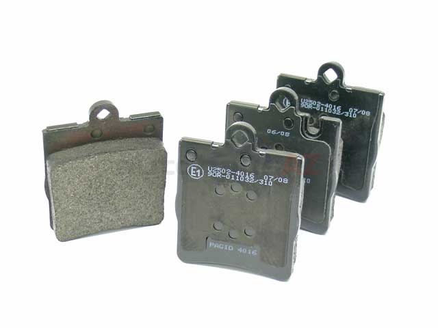 Pagid 0024205220, 355008451 Brake Pad Set; Rear with 1 Pin Retainer; OE ...