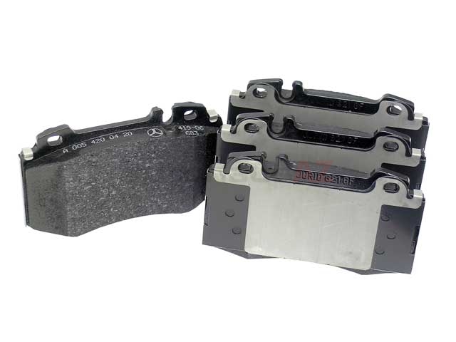 Genuine Mercedes 0034200820, A0054200420 Brake Pad Set; Front; OE ...