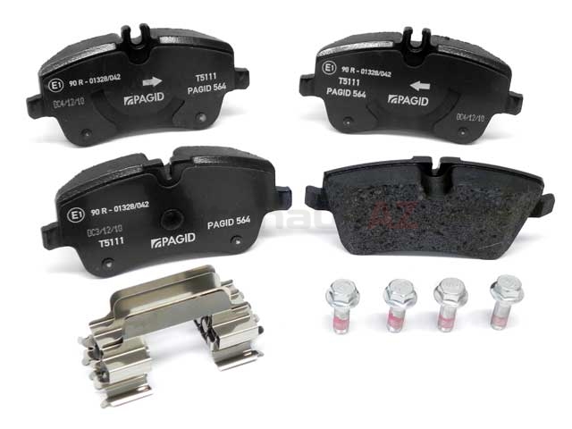 Pagid 0034202620, 355018331 Brake Pad Set; Front; OE Compound ...