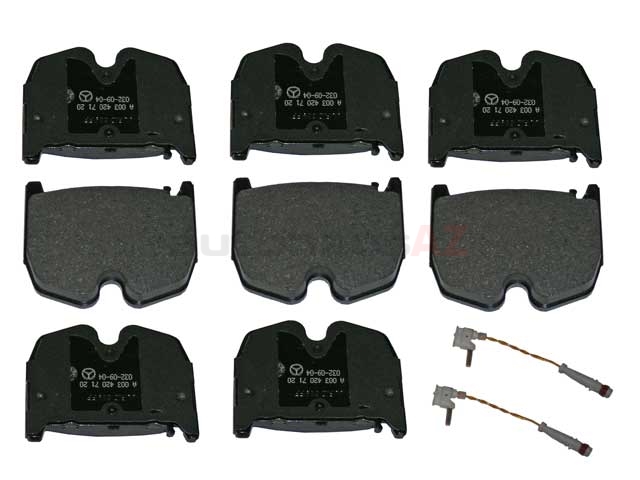Genuine Mercedes 003420712041, A003420712041 Brake Pad Set; Front ...