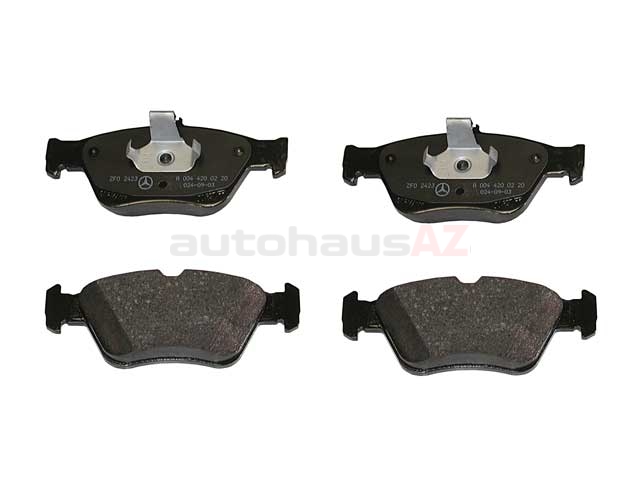 Genuine Mercedes 0044200220, A004420022067 Brake Pad Set; Front ...