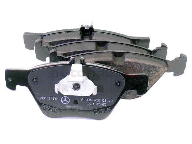 Genuine Mercedes 0044200320, A0044200320 Brake Pad Set; Front ...