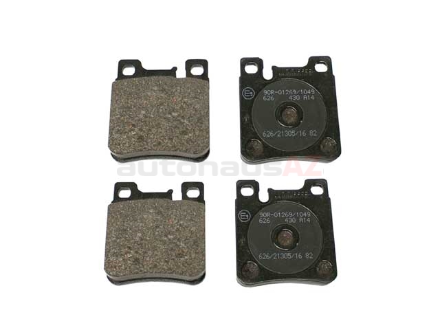 Jurid 0044209320, 571722J Brake Pad Set; Rear with Sensor Slot ...