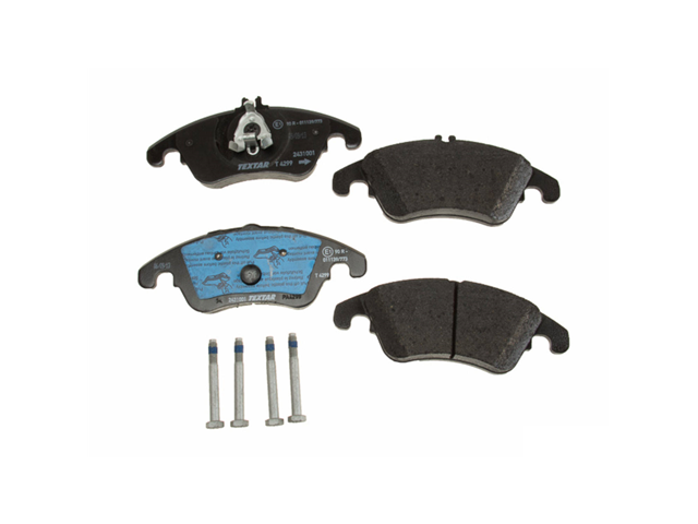 Textar 0054201320, 2431001 Brake Pad Set; Front, OE Improved Compound ...