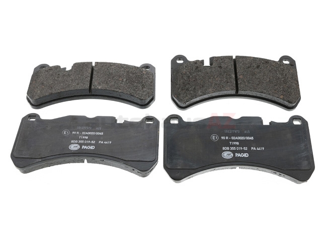 Pagid 0054203920, 355019521 Brake Pad Set; Front - Mercedes ...