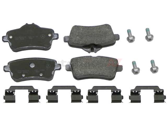 Genuine Mercedes 0064203420, A0074207820 Brake Pad Set; Rear - Mercedes ...