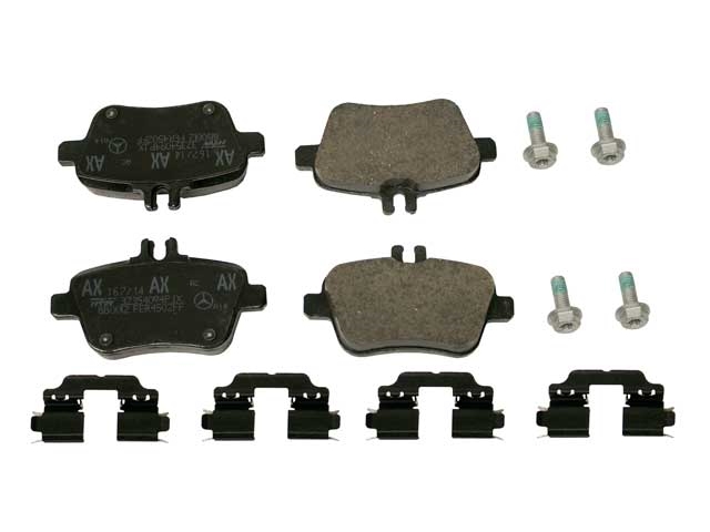 Genuine Mercedes 0004203002, A0004203002 Brake Pad Set; Front ...