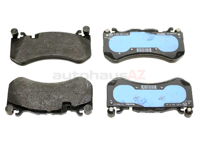 Genuine Mercedes 0074207620, A0074207620 Brake Pad Set; Front ...