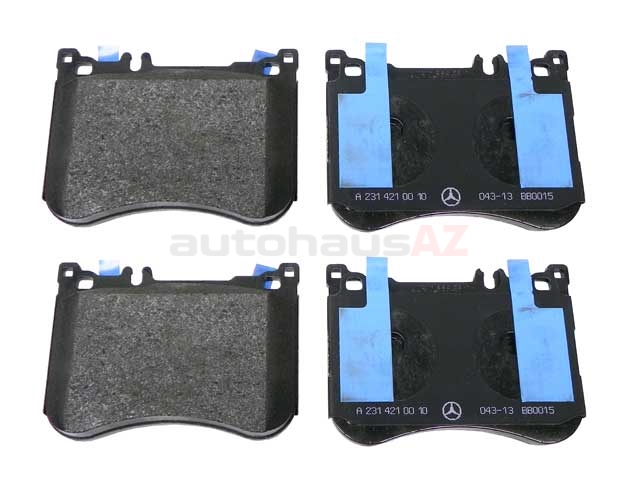 Genuine Mercedes 0084203320, A0084203320 Brake Pad Set; Front ...