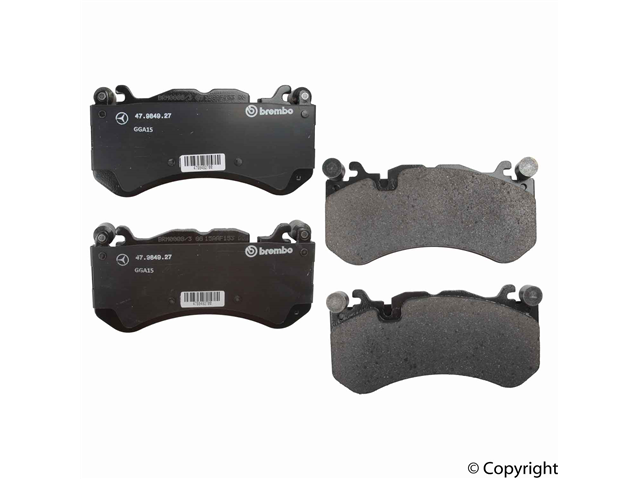 Genuine 008420412028 Brake Pad Set - Mercedes | 0064207720 0084204120