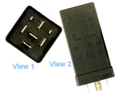 Bosch 0280230001 Fuel Pump Relay; With 7 Prong Connector - BMW ...