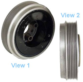 CRP 038105243 Crankshaft Pulley | W01331612449
