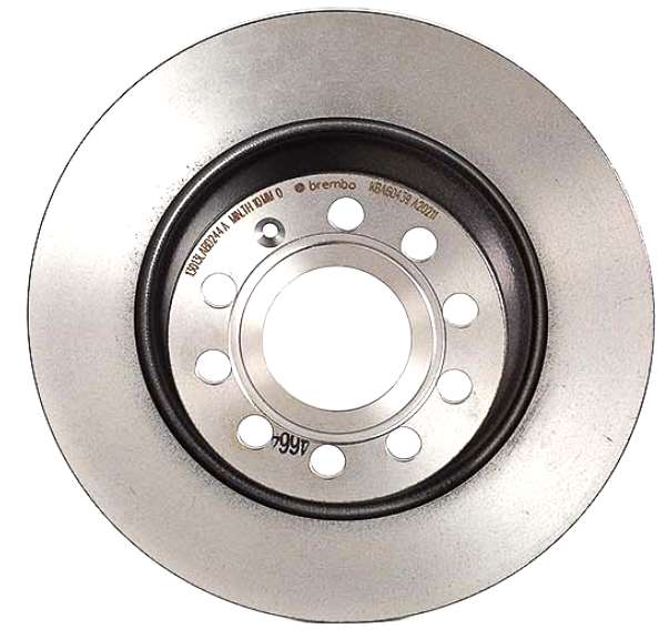 Brembo 08A20211 Disc Brake Rotor; Rear - Audi, VW | 1K0615601AD ...
