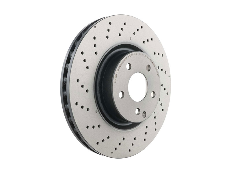 Brembo 09A73211 Disc Brake Rotor; Front - Mercedes | 2214210612 ...