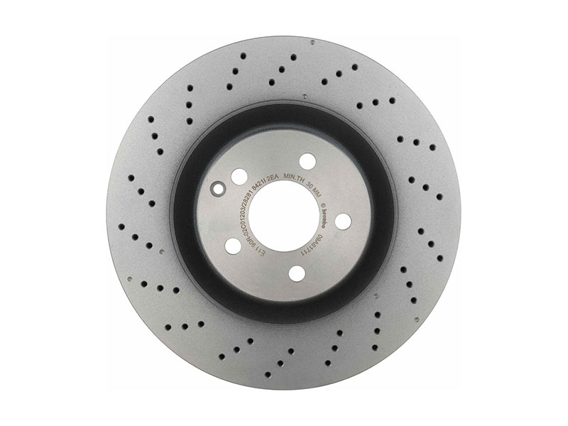 Brembo 09A81711 Disc Brake Rotor; Front - Mercedes | 2214210012 ...