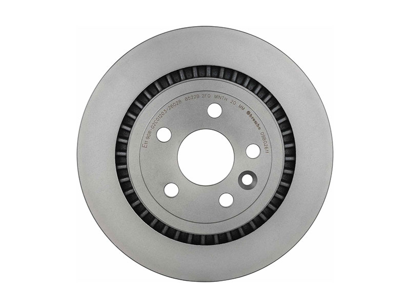 Brembo 09B02611 Disc Brake Rotor; Rear - Volvo | 31277357 31471033