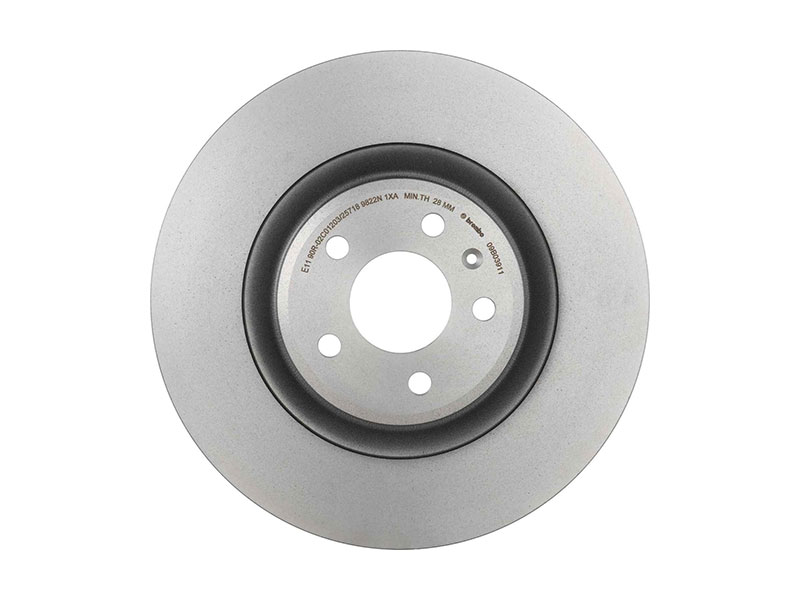 Brembo 09B03911 Disc Brake Rotor; Front; Vented 345mm - Audi ...