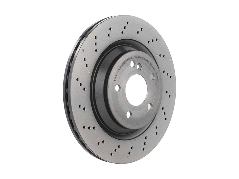 Brembo 09B74351 Disc Brake Rotor; Rear - Mercedes | 0004231512 ...
