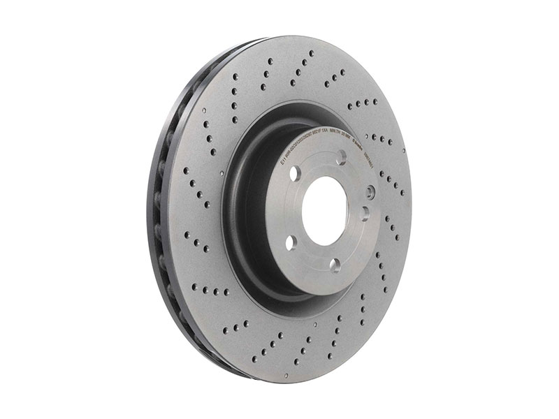 Brembo 09B74651 Disc Brake Rotor; Front Left/Right - Mercedes ...