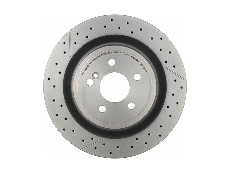 Brembo 09B78811 Disc Brake Rotor; Rear - Mercedes | 0064206820 ...