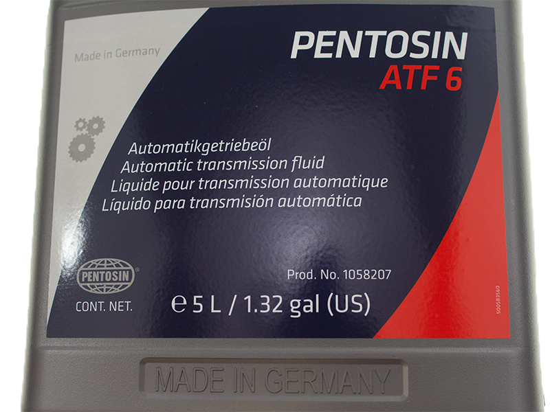 Pentosin 1058206 ATF, Automatic Transmission Fluid; 5 Liter; Synthetic | 00004330400 00004330543 ...