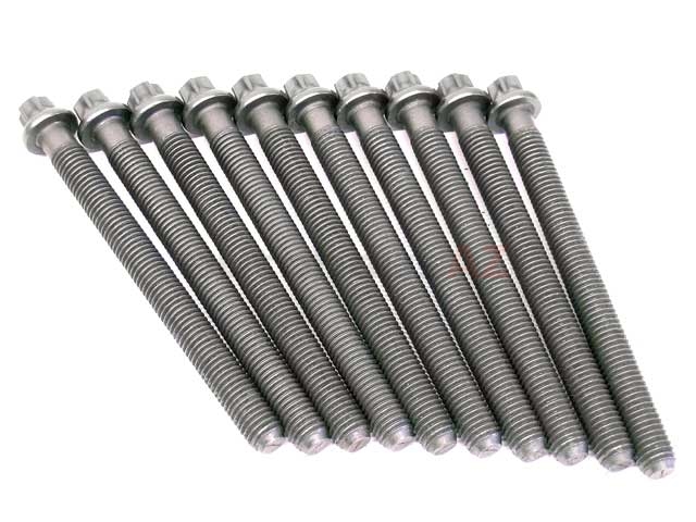 VictorReinz 11121729246, 143200501 Cylinder Head Bolt Set; Set of 10 ...