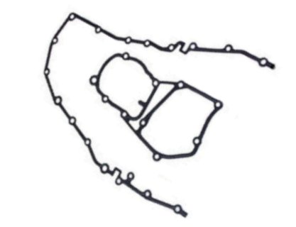 Genuine BMW 11141432099 Timing Cover Gasket Set; For Upper and Lower ...