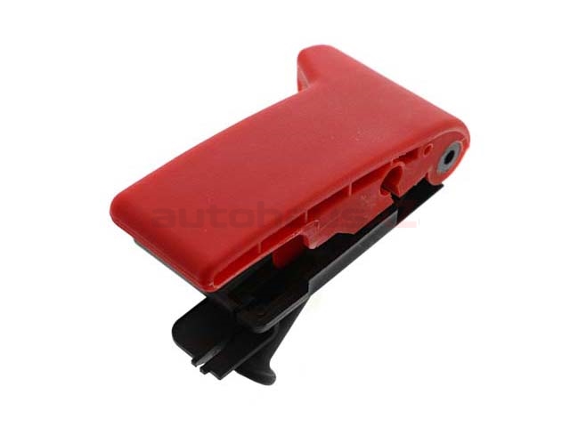 Febi 1248800320, 26211 Hood Release Handle; Interior Under Dash; Red ...