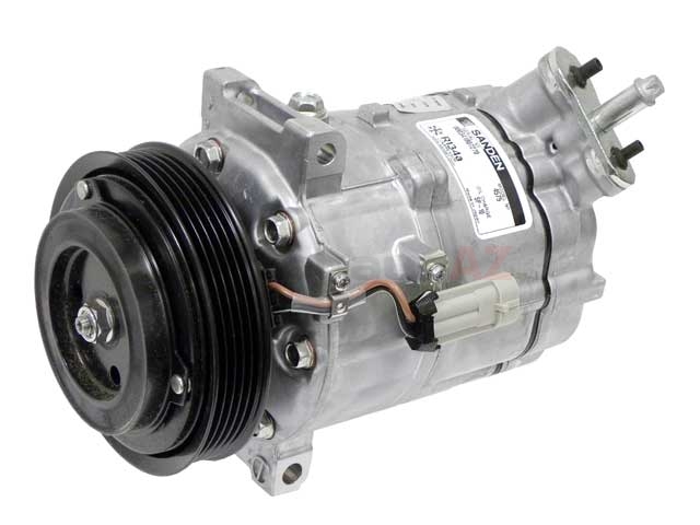 Sanden 12758381 AC Compressor; w/ Clutch - Saab | 10523OEM 65646009002 ...