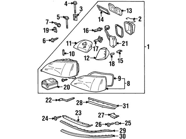 Genuine Mercedes 1408208926 Headlight Control Module, Xenon