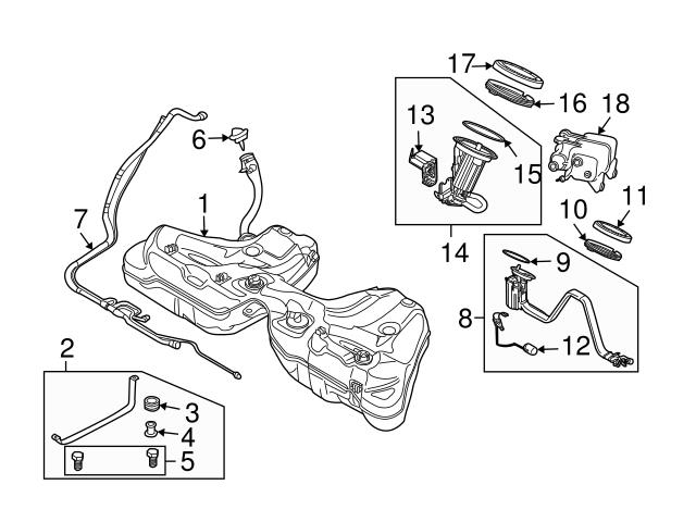 Genuine BMW 16117373470 Fuel Filter; Intank Filter Module | 16140301731 ...