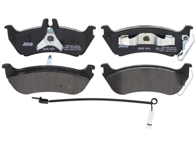 Jurid 1634200520, 573148J Brake Pad Set; Rear; OE Compound - Mercedes ...
