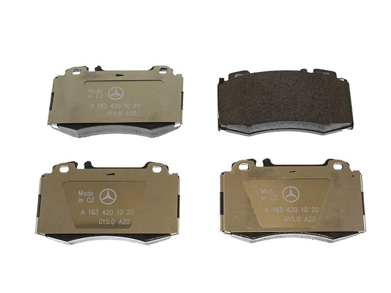 Genuine Mercedes 1634201020 Brake Pad Set; Front - Mercedes ...