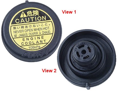 Genuine Toyota 1640153010 Engine Coolant Recovery Tank Cap
