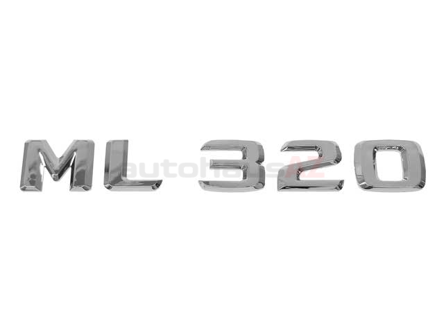 Genuine Mercedes 1648170915 Emblem; ML320 , Insignia, Rear Hatch ...