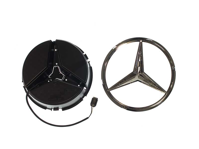 Genuine Mercedes 1668177500 Grille Emblem; Front - Mercedes | 1668170316