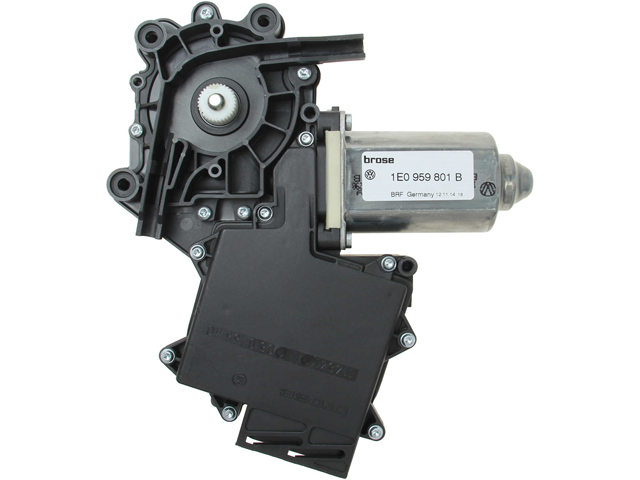 Genuine 1E0959801B Power Window Motor; Front Left - VW