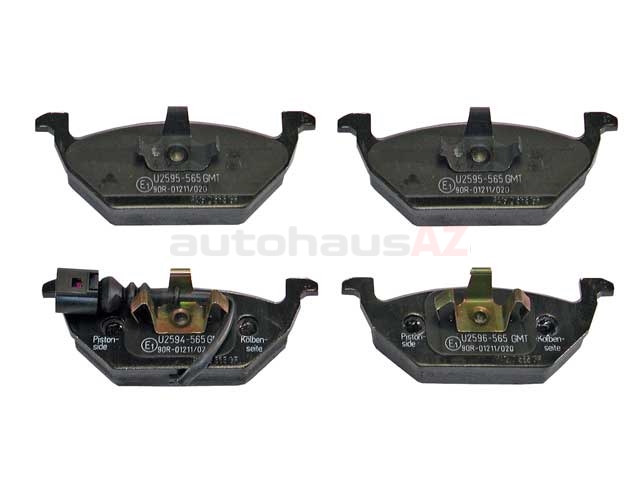 Pagid 1J0698151F, 355008551 Brake Pad Set; Front with Sensor; OE ...