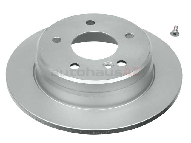 ATE Coated 2024230012, 409120 Disc Brake Rotor; Rear; Solid, 258x9mm ...