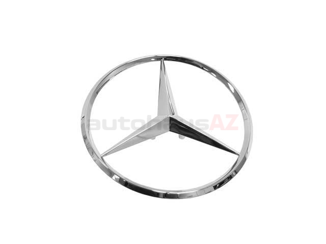 Genuine Mercedes 2027580058, A2027580058 Emblem; Trunk/Tailgate Star ...