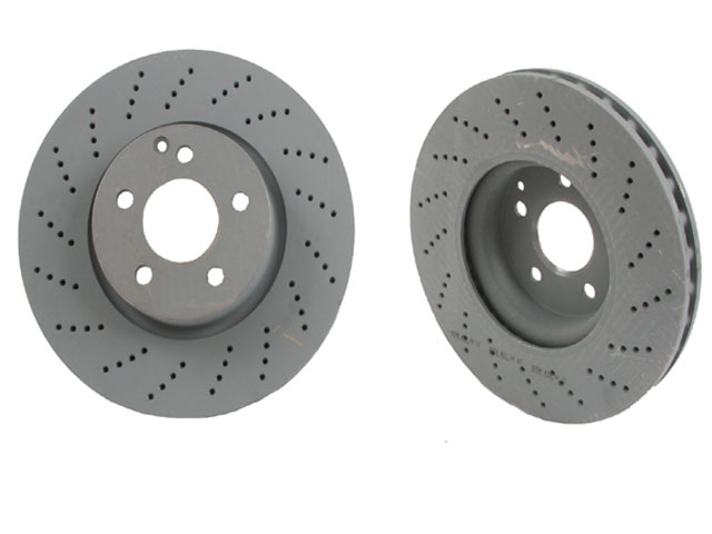 Genuine Mercedes 2044211012 Disc Brake Rotor; Front - Mercedes ...