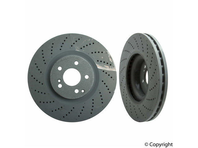 Genuine 2044211212 Disc Brake Rotor; Front; Vented 360x36mm ...