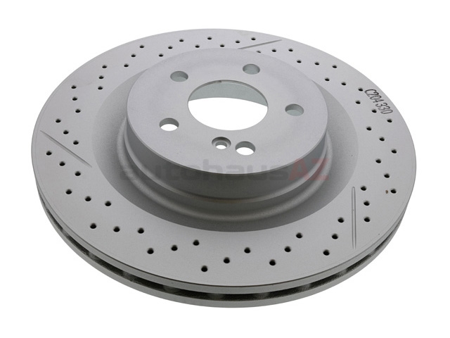 Genuine Mercedes 2124230412, A2124230412 Disc Brake Rotor; Rear ...