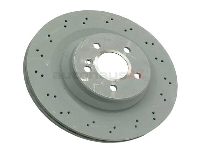 Genuine Mercedes 2114231012, A2114231112 Disc Brake Rotor; Rear ...