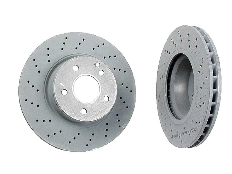 Genuine Mercedes 2204210912 Disc Brake Rotor; Front ; 312x28mm, Vented ...