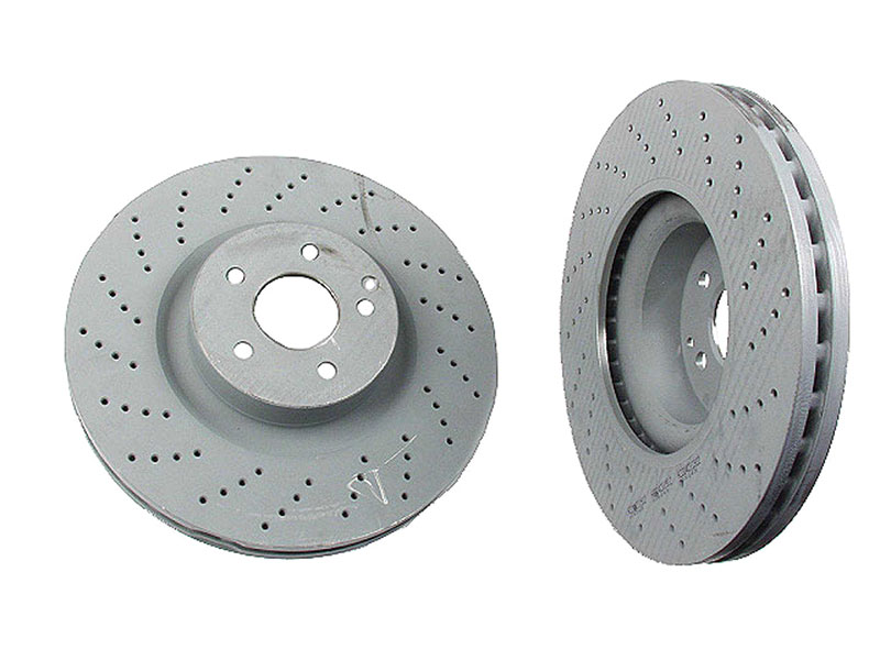 Genuine Mercedes 2204211912 Disc Brake Rotor; Front - Mercedes ...