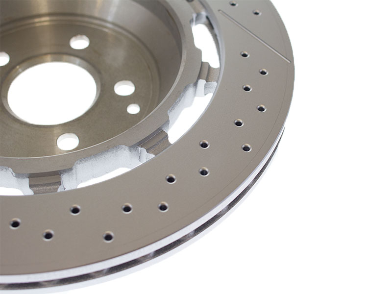 Genuine Mercedes 2224232012 Disc Brake Rotor; Rear - Mercedes